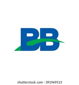 Br Initial Overlapping Swoosh Letter Logo: เวกเตอร์สต็อก (ปลอดค่า ...