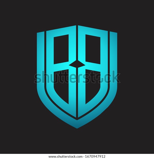 Bb Logo Monogram Emblem Shield Design Stock Vector (Royalty Free ... Bb Logo Monogram Emblem Shield Design Stock Vector (Royalty Free ...