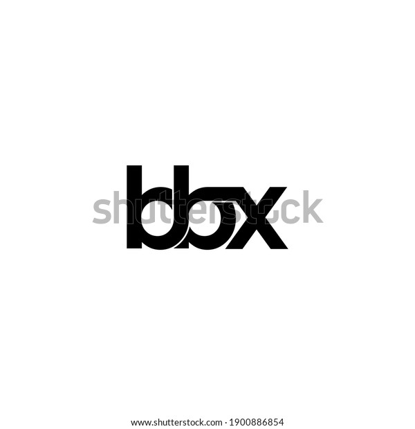 Bbx Letter Original Monogram Logo Design Stock Vector (Royalty Free ...