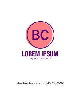 Bc Letter Logo Design Creative Modern Stock Vector (Royalty Free ...