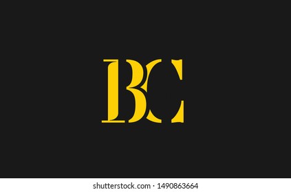 Bc Letter Logo Design Creative Modern Stock Vector (Royalty Free ...