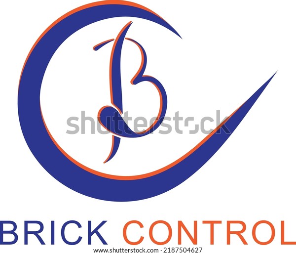 Bc Word Logo Design Template Stock Vector (Royalty Free) 2187504627 ...
