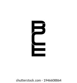 Bce Letter Original Monogram Logo Design Stock Vector (Royalty Free ...
