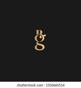 Bcg Logo Vector Golden Text Color Stock Vector (Royalty Free ...