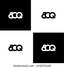 Bcq Letter Original Monogram Logo Design Stock Vector (Royalty Free ...
