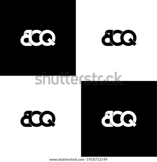 Bcq Letter Original Monogram Logo Design Stock Vector (Royalty Free ...