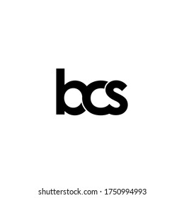 Bcs Letter Original Monogram Logo Design Stock-vektor (royaltyfri ...