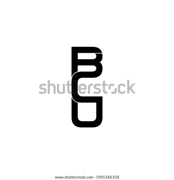 Bcu Letter Original Monogram Logo Design Stock Vector (Royalty Free ...