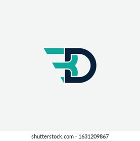 Bd Db Font Designs Logo Icons Stock Vector (Royalty Free) 1631209867 ...