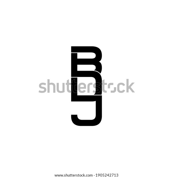 Bdj Letter Original Monogram Logo Design Stock Vector (Royalty Free ...