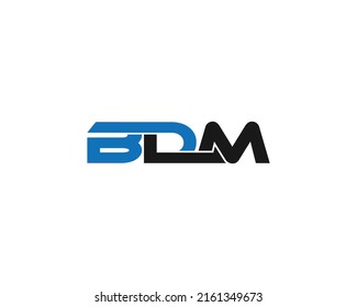 Icono del logotipo BDM Diseño Idea: vector de stock (libre de regalías ...