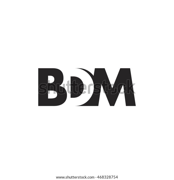 Bdm Logo Vector Graphic Branding Letter: เวกเตอร์สต็อก (ปลอดค่า ...