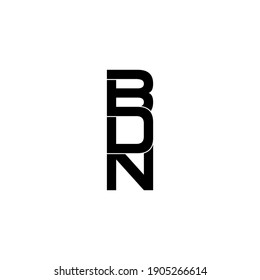 Bdn Letter Original Monogram Logo Design Stock Vector (Royalty Free ...