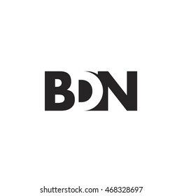 Bdn Logo Vector Graphic Branding Letter: เวกเตอร์สต็อก (ปลอดค่า ...