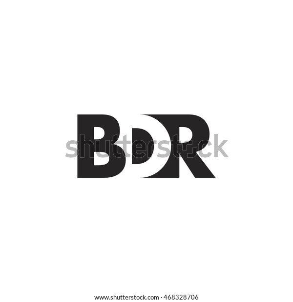 Bdr Logo Vector Graphic Branding Letter Stock Vector (Royalty Free ...