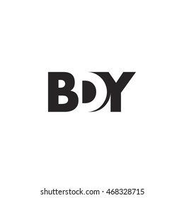 Bdy Logo Vector Graphic Branding Letter Stock Vector (Royalty Free ...