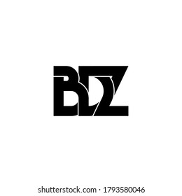 Bdz Letter Original Monogram Logo Design Stock Vector (Royalty Free ...