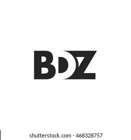 Bdz Logo Vector Graphic Branding Letter Stock Vector (Royalty Free ...