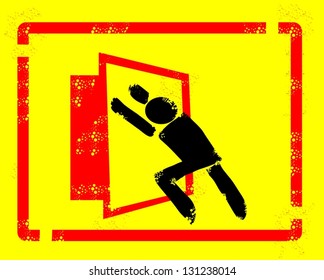 Be Careful Stock Vector (Royalty Free) 131238014 | Shutterstock