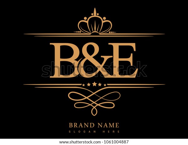 Be Initial Logo Ampersand Initial Logo Stock Vector (Royalty Free ...
