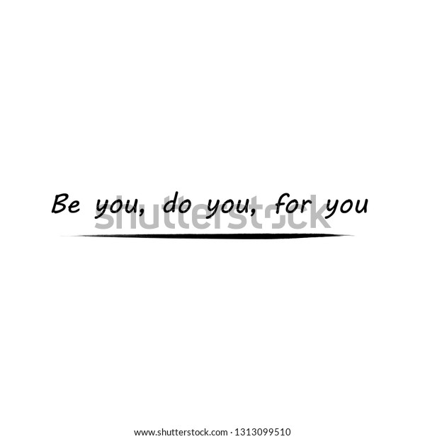 Be You Typography Print Use Poster Stock Vector (Royalty Free ...