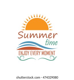 Beach Badge Stock Vector (Royalty Free) 474329080 | Shutterstock