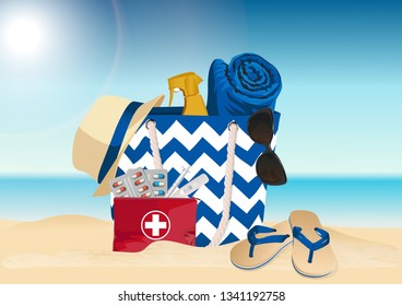 495 First aid kit beach Images, Stock Photos & Vectors | Shutterstock