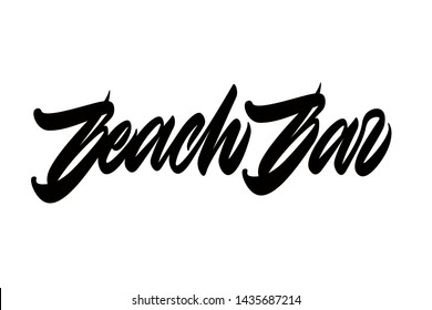 Team Handwritten Vector Lettering Design Modern Stock Vector (Royalty ...
