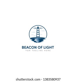 Beacon Light Logo Design Stock Vector (Royalty Free) 1383580937 ...