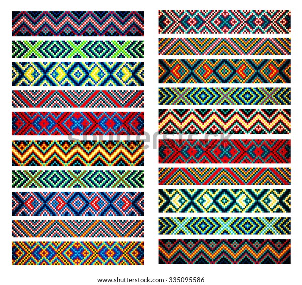 Beading Design Tribal Design Tribal Beads Stock Vector (Royalty Free ...