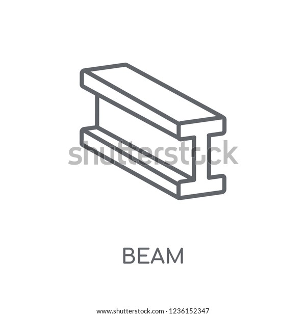 Beam Linear Icon Modern Outline Beam Stock Vector (Royalty Free ...