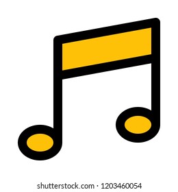 Beam Music Note Stock Vector (Royalty Free) 1203460054 | Shutterstock