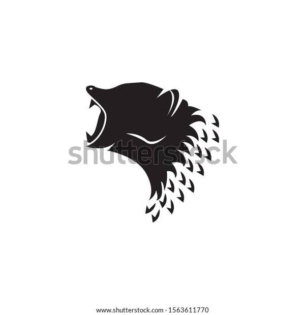 Bear Icon Symbol Vector Illustration Stock Vector (Royalty Free ...