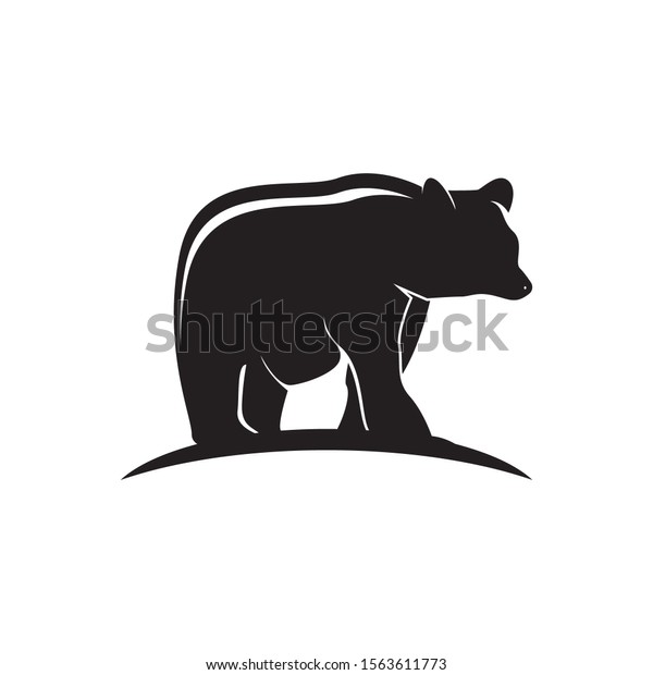 Bear Icon Symbol Vector Illustration Stock Vector (Royalty Free ...