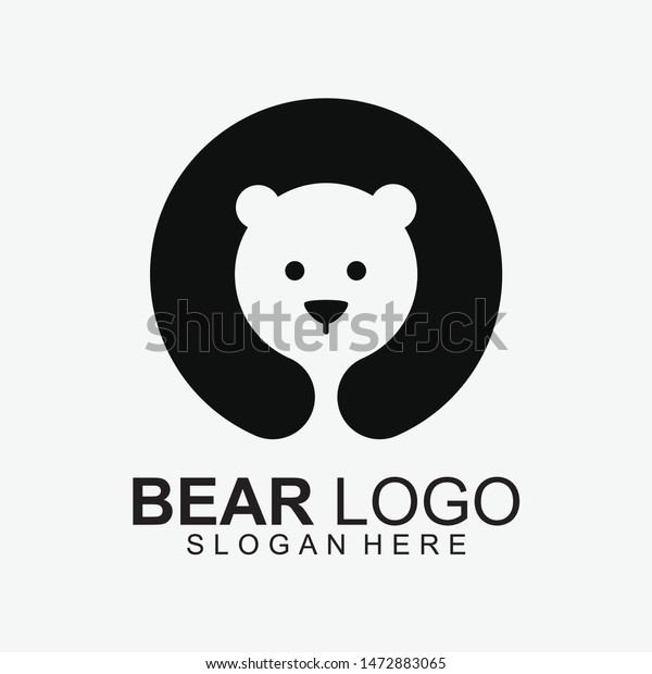Bear Logo Business Bear Icon Modern Stock Vector (Royalty Free ...