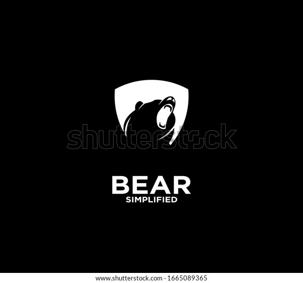 Bear Shield Logo Icon Design Vector Stock Vector (Royalty Free ...
