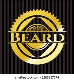 Beard Gold Emblem Stock Vector (Royalty Free) 1285637374 | Shutterstock