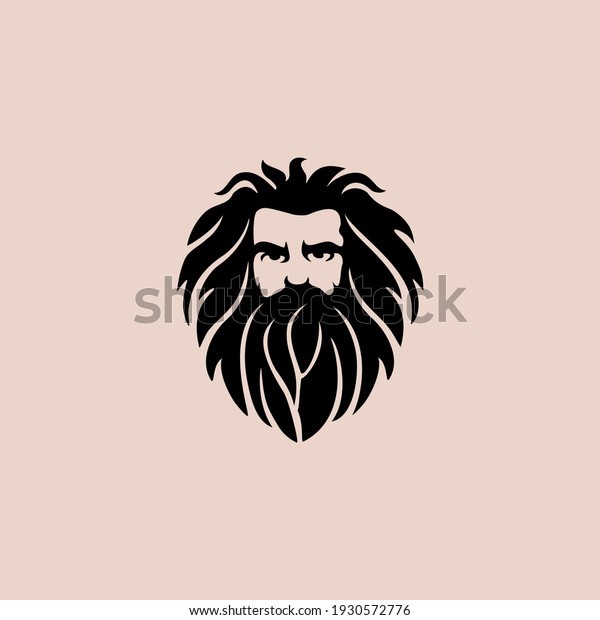 Beard Man Ancient Greek Philosopher Figure: เวกเตอร์สต็อก (ปลอดค่า ...