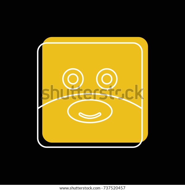 Bearded Emoticon Face Doodle Icon Vector Stock Vector (Royalty Free ...
