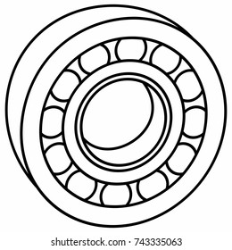 Bearing Stock Vector (Royalty Free) 743335063 | Shutterstock