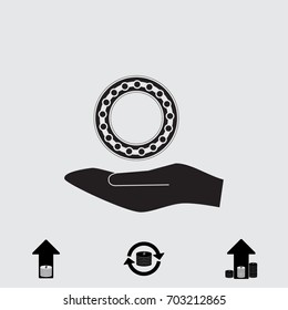 Bearing Vector Illustration Stock Vector (Royalty Free) 703212865 ...