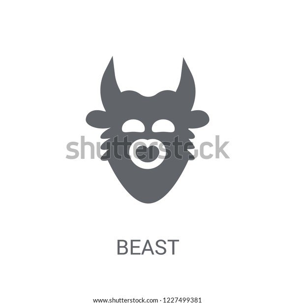 Beast Icon Trendy Beast Logo Concept Stock Vector (Royalty Free ...