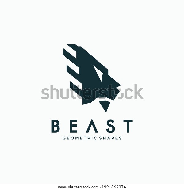 Diseño del logotipo de la bestia,: vector de stock (libre de regalías ...