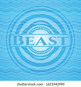 Beast Water Concept Emblem Vector Illustration Stock Vector (Royalty ...