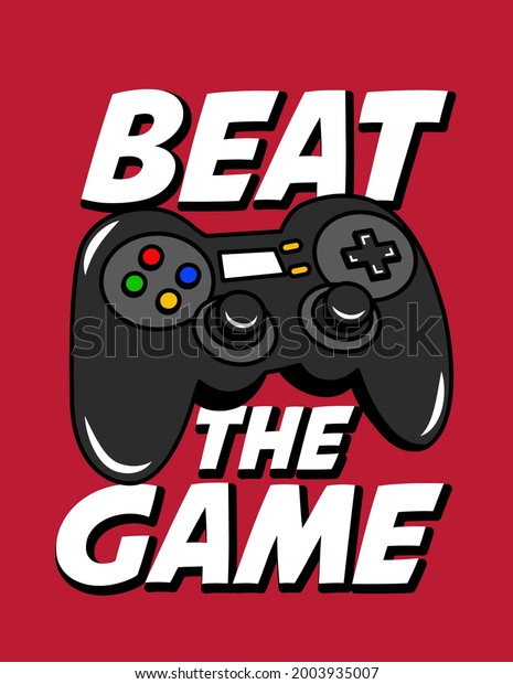 Beat Game Video Game Control Illustration Stock Vector (Royalty Free ...
