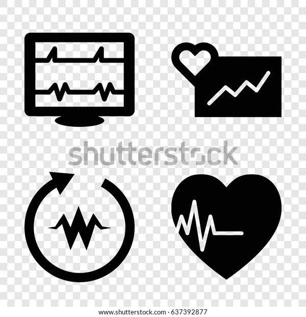 Beat Icons Set Set 4 Beat Stock Vector (Royalty Free) 637392877 ...