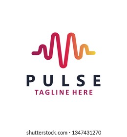 Music Logo Concept Sound Wave Audio Stock Vector (Royalty Free ...
