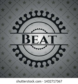 Beat Realistic Black Emblem Vector Illustration Stock Vector (Royalty ...