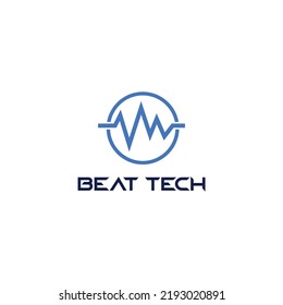 Beat Tech Logo Design Modern Stock Vector (Royalty Free) 2193020891 ...