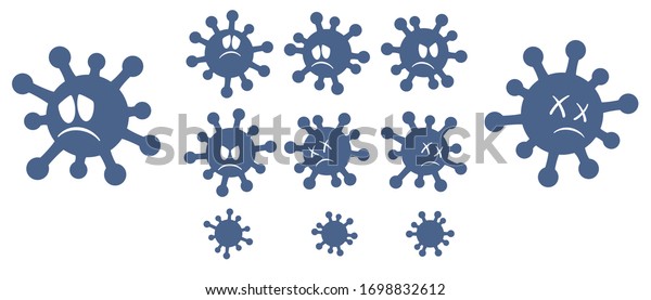 Beat Virus Bacteria Germ Microbes Defeated Stock Vector (Royalty Free ...
